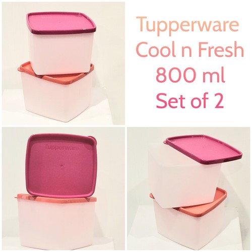 New Tupperware Cool n Fresh 800 ML Set of 2 kitchen and dining new ...