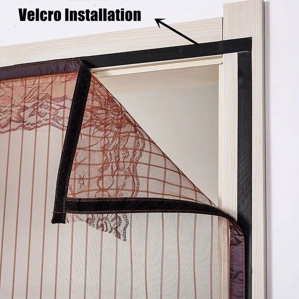 Magic Curtain Door Mesh Magnetic Fastening Mosquito Fly Bug Insect Net ...