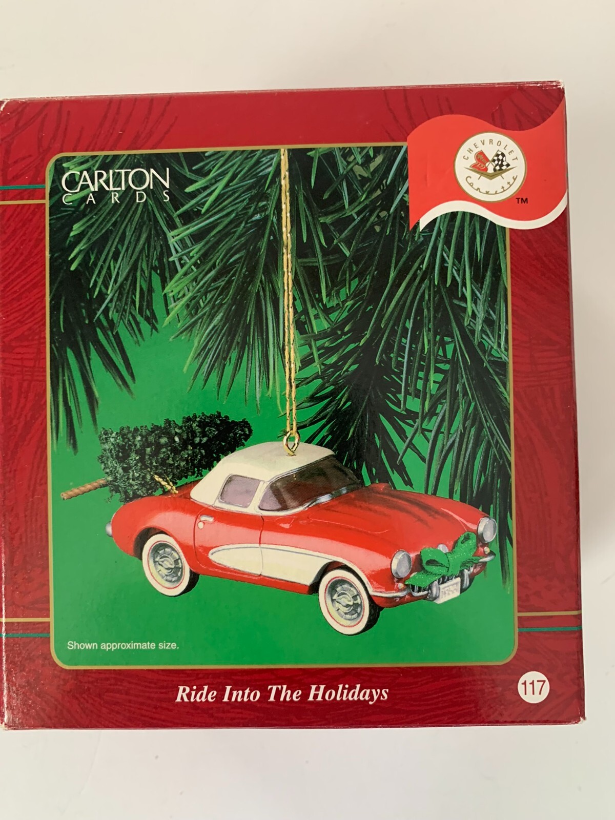 Carlton Cards Ornaments 1956 Chevrolet Corvette "Ride Into The Holidays ...