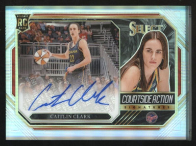 2024 PANINI SELECT WNBA COURTSIDE ACTION SIGNATURES RC AUTO CAITLIN ...