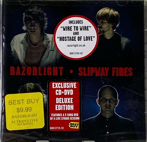 Slipway Fires Bonus DVD Bonus Tracks By Razorlight Audio CD 2008 New ...