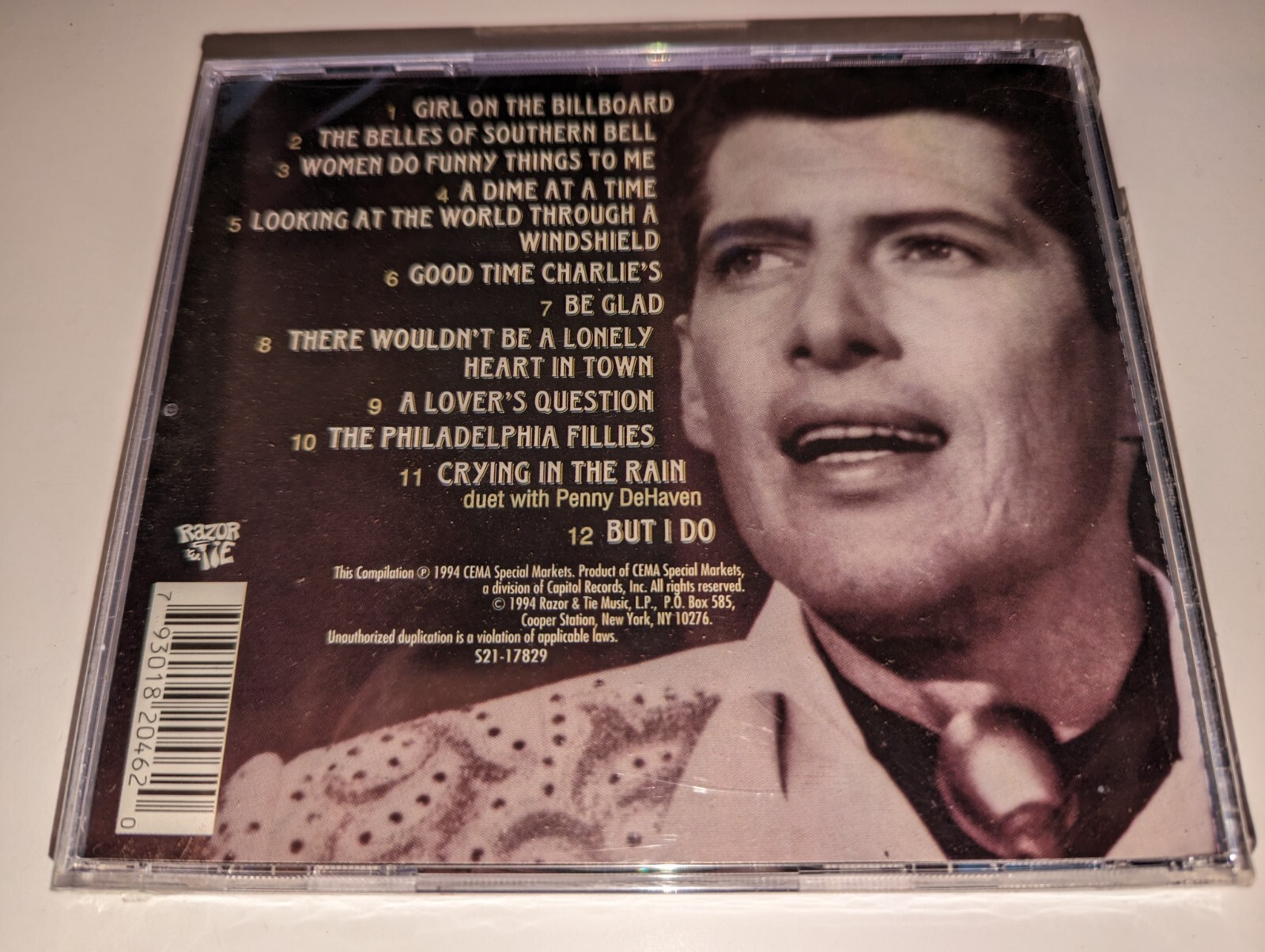 His+Greatest+Hits+by+Del+Reeves+%28CD%2C+Sep-1994%2C+Razor+%26+Tie%29 ...