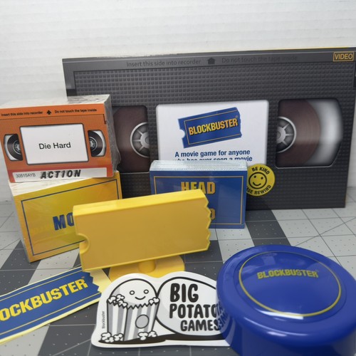 Blockbuster Party Game Movie Trivia Board Game Night VHS Case Cards ...
