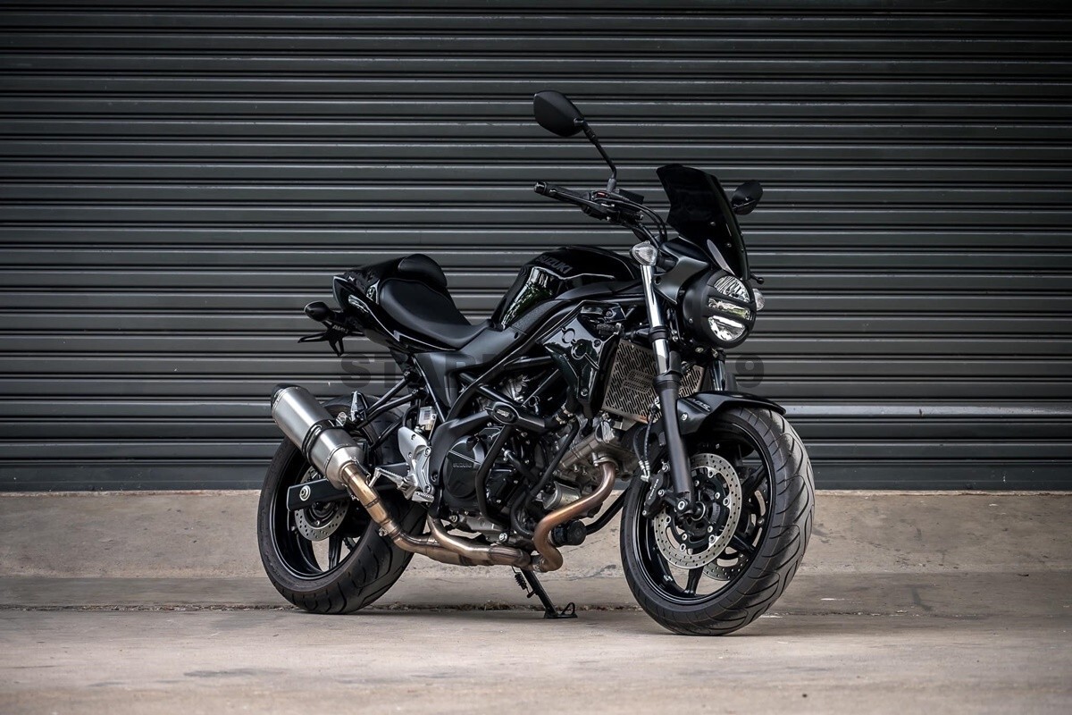 FOR SUZUKI SV650 SV650A SV650X HEAD LIGHT GUARD COVER BLACK ABS 2016 ...