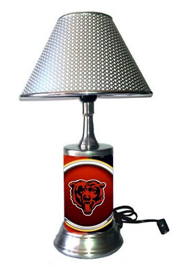 Chicago Bears lamp Lamp NFL Table Lamp with Shade Desk Light Room Decor ...