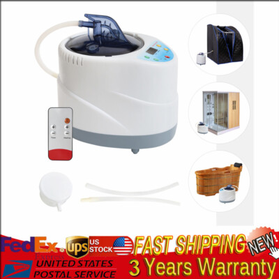 Personal Sauna Steamer Portable 4L 1300W Steam Pot Generator with ...