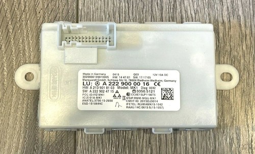 2018 2019 2020 MERCEDES S450 S560 S63 S65 KEYLESS GO CONTROL UNIT ...