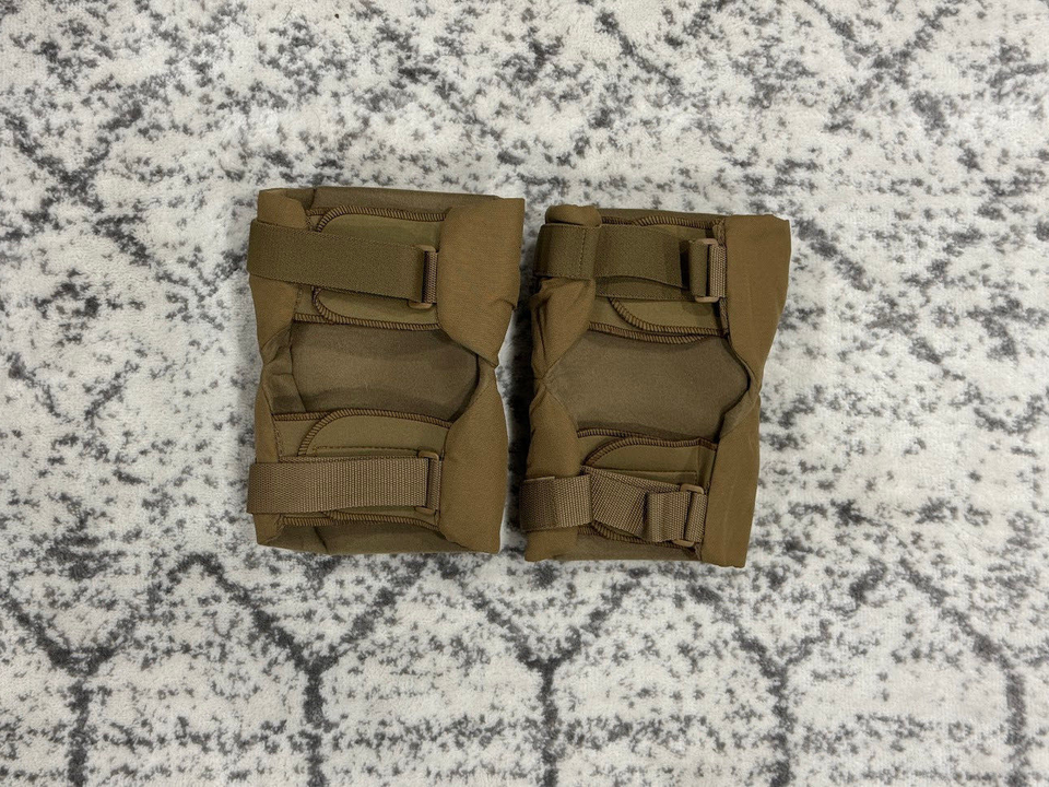 USGI Military IMPROVED Knee Pads COYOTE BROWN USMC LARGE | eBay