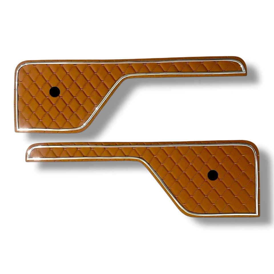 Headliner door panel inserts 73-79 Ford Truck Saddle Brown Diamond ...