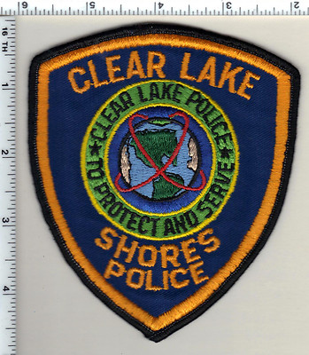 Clear Lake Shores Police (Texas) Uniform Take-Off Shoulder Patch from ...