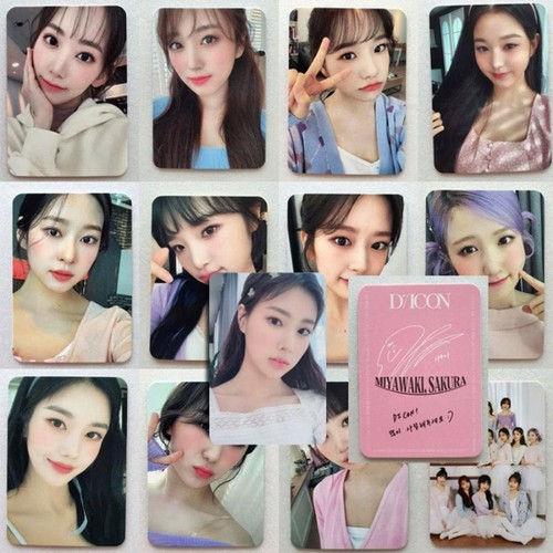 Kpop IZONE 2021 Online Concert WIZONE Autograph Photo Cards Self Made ...