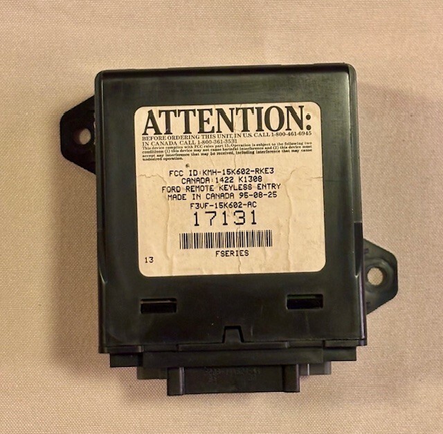 92-96 OBS Ford F150 F250 F350 Bronco 97 F250 F350 Remote Keyless Entry ...