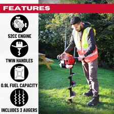 Fence Post Drill in Post Hole Diggers & Augers for sale | eBay