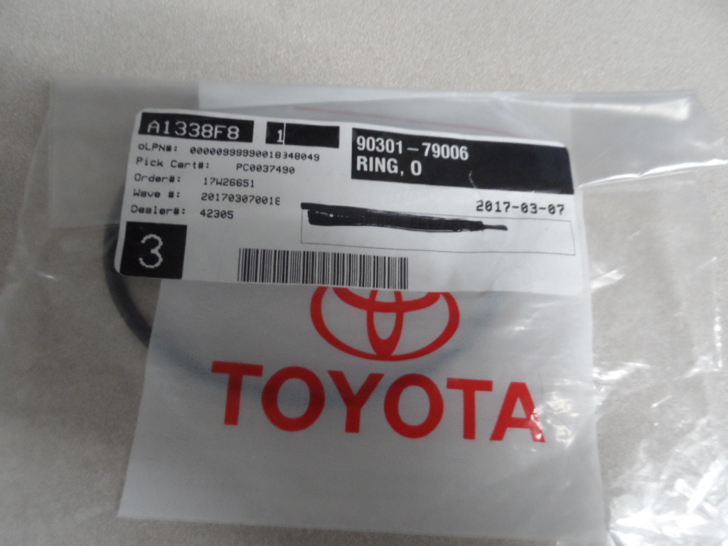 NEW Factory TOYOTA Scion OEM Gasket Oil Filter Cap FJ Cruiser TC 90301 ...