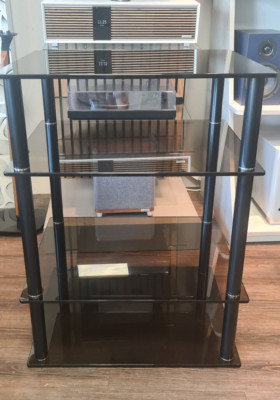 Future Glass Gem HiFi Rack (Black) | eBay UK