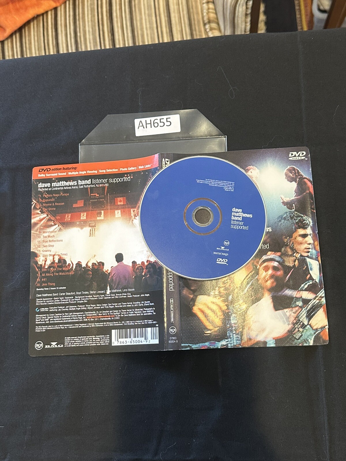 Dave Matthews Band - Listener Supported NO CASE AH655 78636500492| eBay