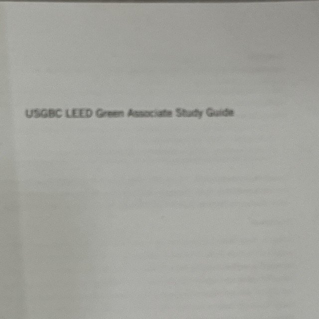 USGBC LEED Green Associate Study Guide by USGBC Staff (2011, Trade ...