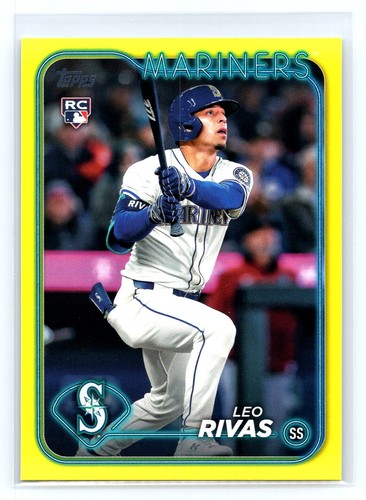 2024 Topps Update Leo Rivas US279 Yellow Rookie RC | eBay
