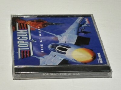 Top Gun Fire At Will PC Cd Rom 1997 Sealed Mascot Micro Prose Rare ...