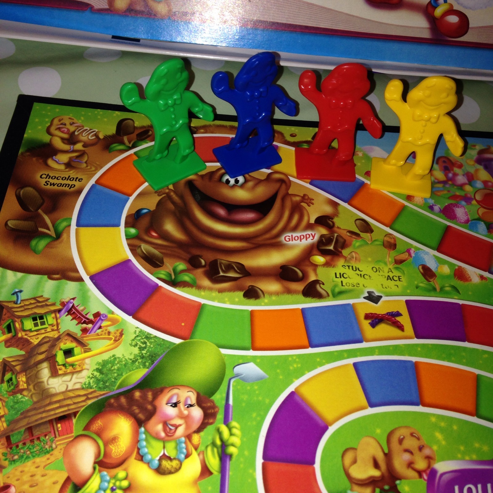 CANDY LAND 2005 BOARD GAME SPARES REPLACEMENT PIECES MOVERS CARDS ...