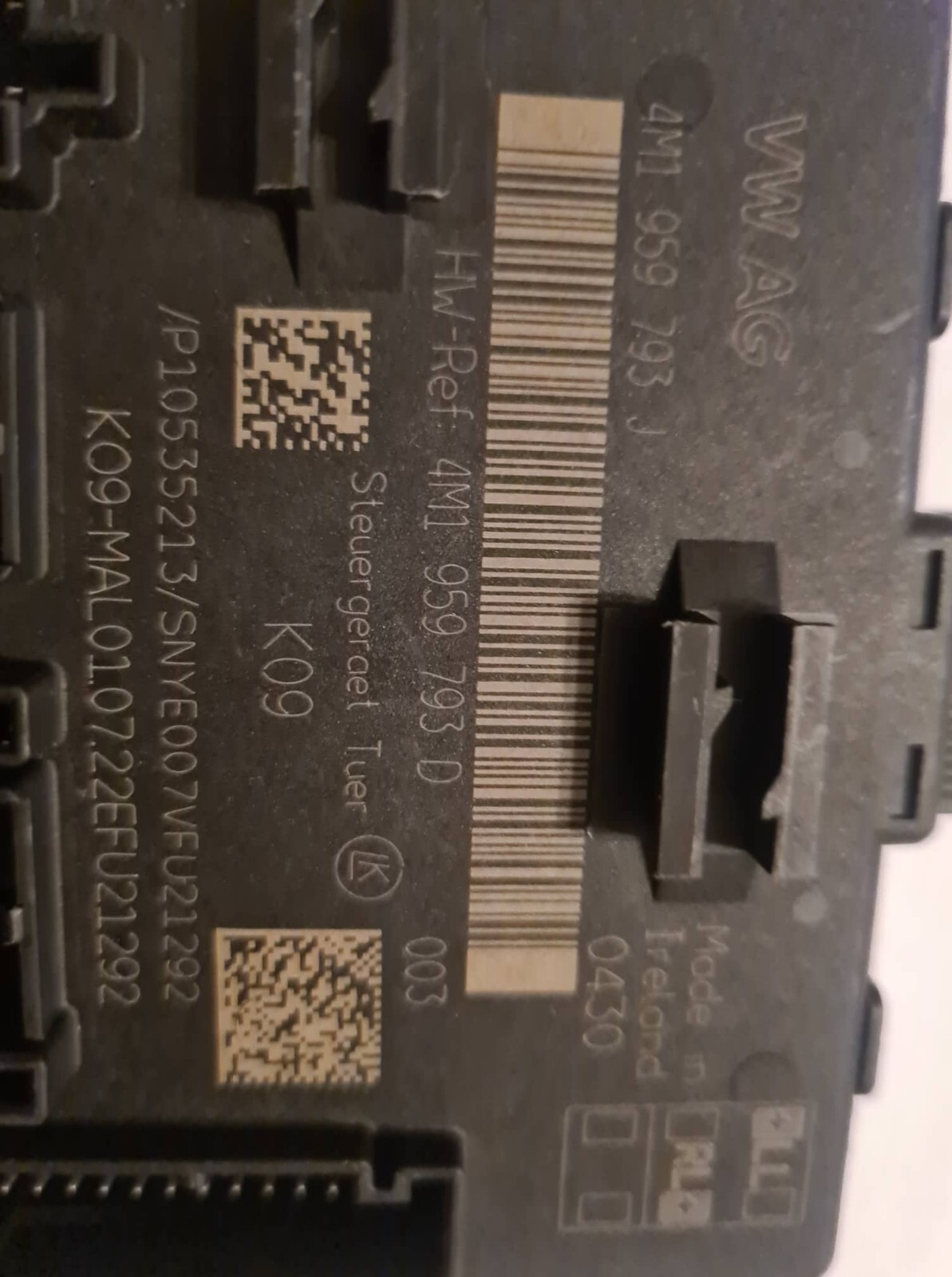 Genuine Audi Control Module 4M1-959-793-J for sale online | eBay