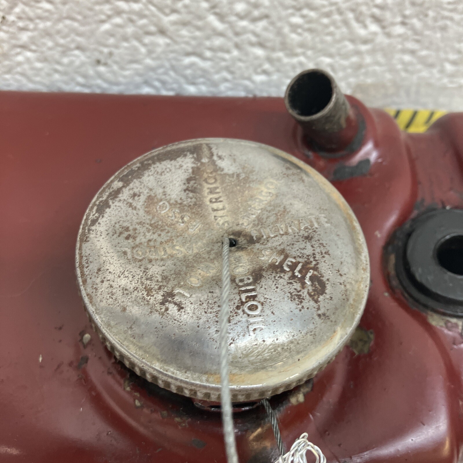 Used OEM 4 Cylinder Valve Cover with Oil Cap + Plates 1955-1962 MG MGA ...