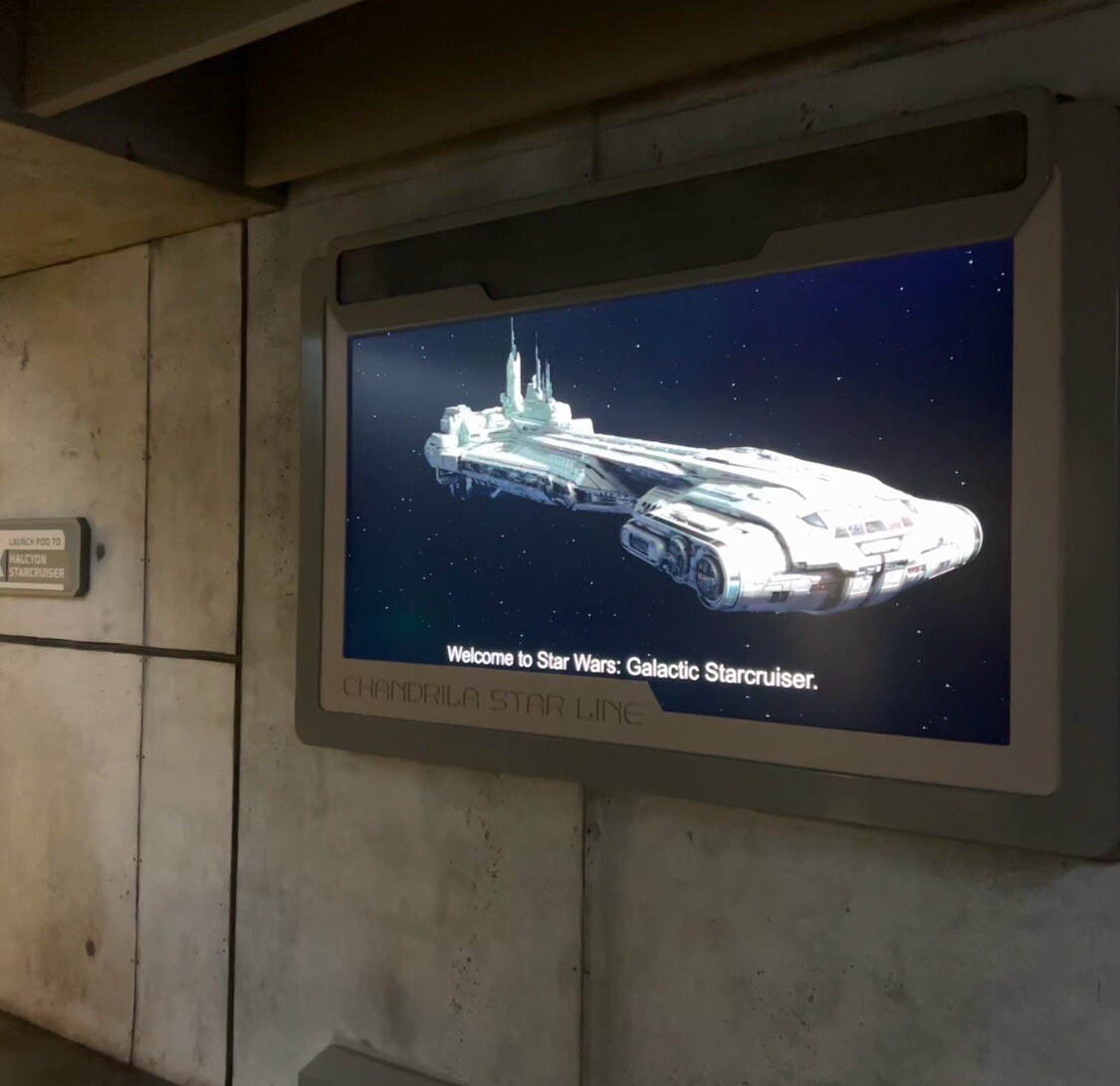 Star Wars Galactic Starcruiser Halcyon Model 15" Chandrila Star Line ...