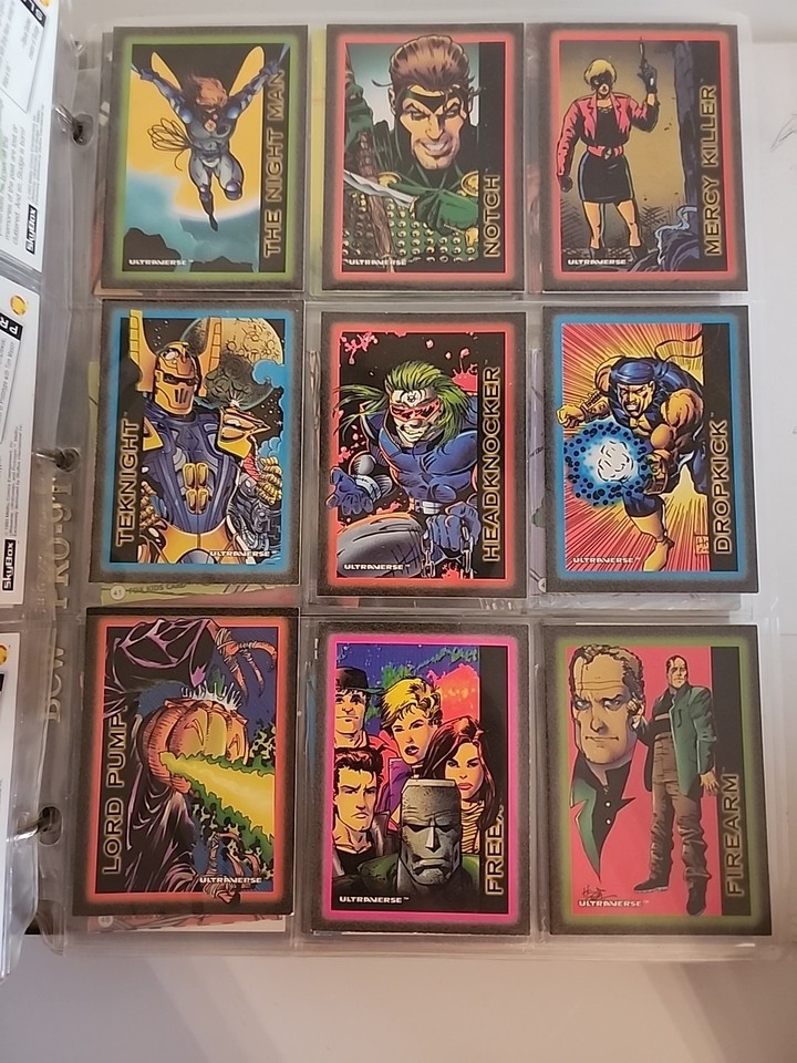 Lot Of 77 Marvel Comic Book Trading Cards X-men Spiderman Hulk Captain ...