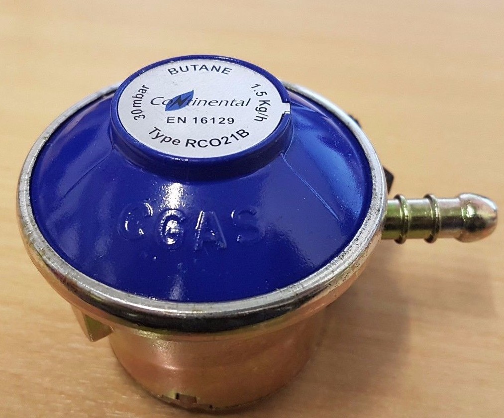 21mm Clip-On Butane Gas Regulator - Suitable for 7kg & 15kg Calor Gas ...