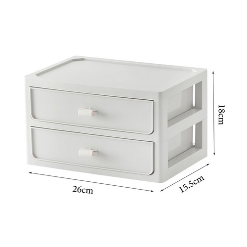 Small Desktop Storage Drawers Unit Shelf 2/3/4 Drawer Organizer for ...