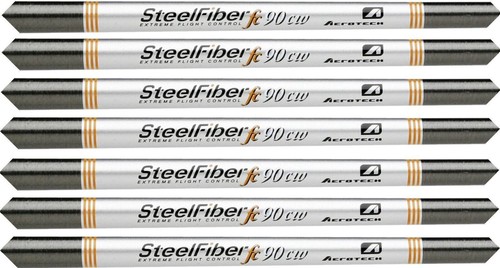 Aerotech STEELFIBER FC90/FC115 CW .355" Taper Tip Graphite Iron Golf ...