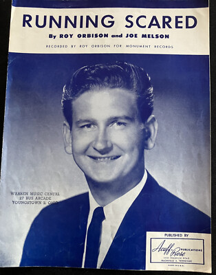 Sheet Music Rare Roy Orbison 1961 Joe Melson Pop Acuff-Rose | eBay
