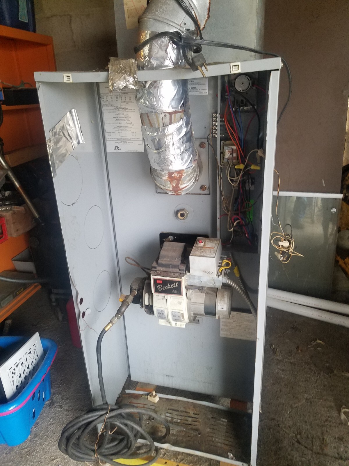 Oil Fired Hot Air Furnace updraft | eBay