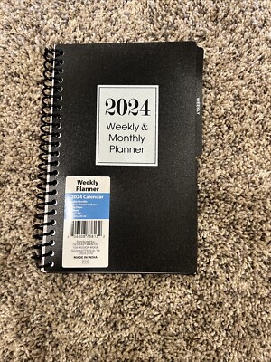 2024 Spiral Planner -Weekly & Monthly Planner Calendar 5in.x 7.9in ...