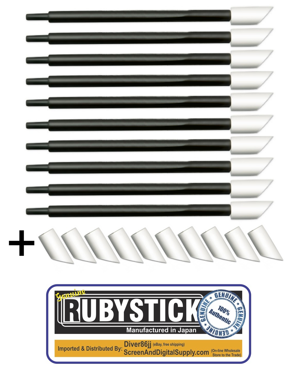 RUBYSTICK T21 Clean Stick R Rubber Swab Watch,Inkjet,Gunsmith ...