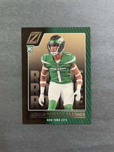 2022 Panini Zenith Ahmad Sauce Gardner Red Zone Rookie Card New York ...