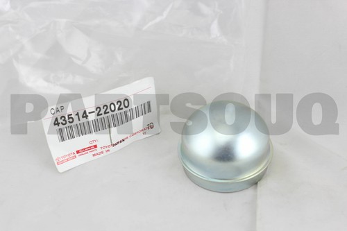 4351422020 Genuine Toyota CAP, FRONT AXLE HUB GREASE, RH/LH 43514-22020 ...