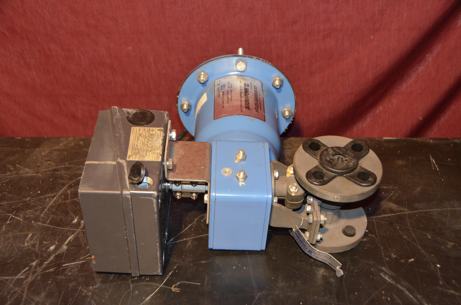 NELES JAMESBURY QUADRA-POWR II SERIES QP1C/M ACTUATOR 3/4" BALL VALVE ...