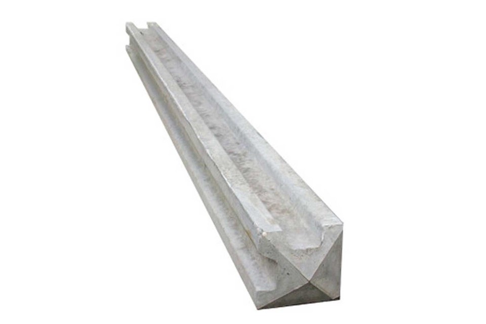 Concrete (Slotted) Reinforced Fence Posts 5ft/6ft/8ft /9ft /10ft/11ft ...