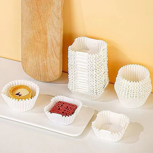 500/1000Pcs Square Cupcake Liners Baking Cups Pan Liners Paper Baking ...