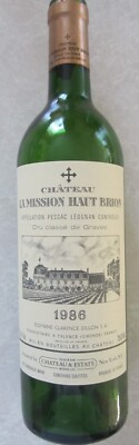 Empty 1986 Chateau La Mission Haut Brion Wine Bottle no cork | eBay