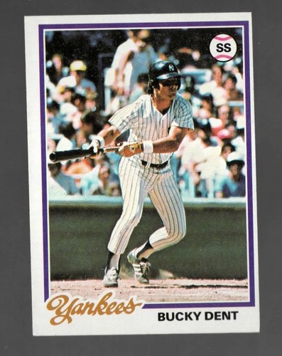 1978 Topps Bucky Dent New York Yankees #335 Near Mint or Better | eBay