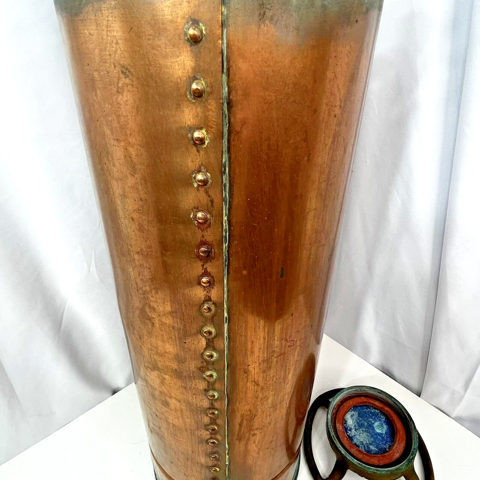 Racine Iron Wire Works Brass Copper Fire Extinguisher Chicago USA Empty ...