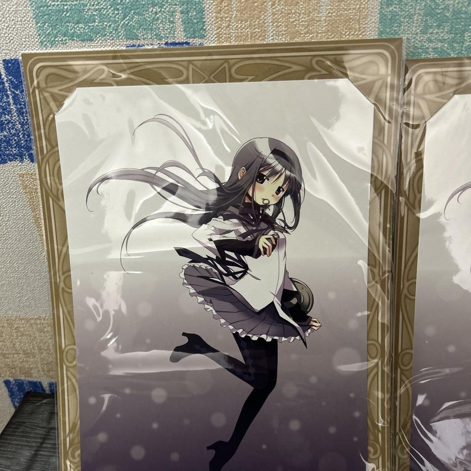 Madoka Magica Devil Homura Acrylic Stand Set Badge Art Board Postcards ...