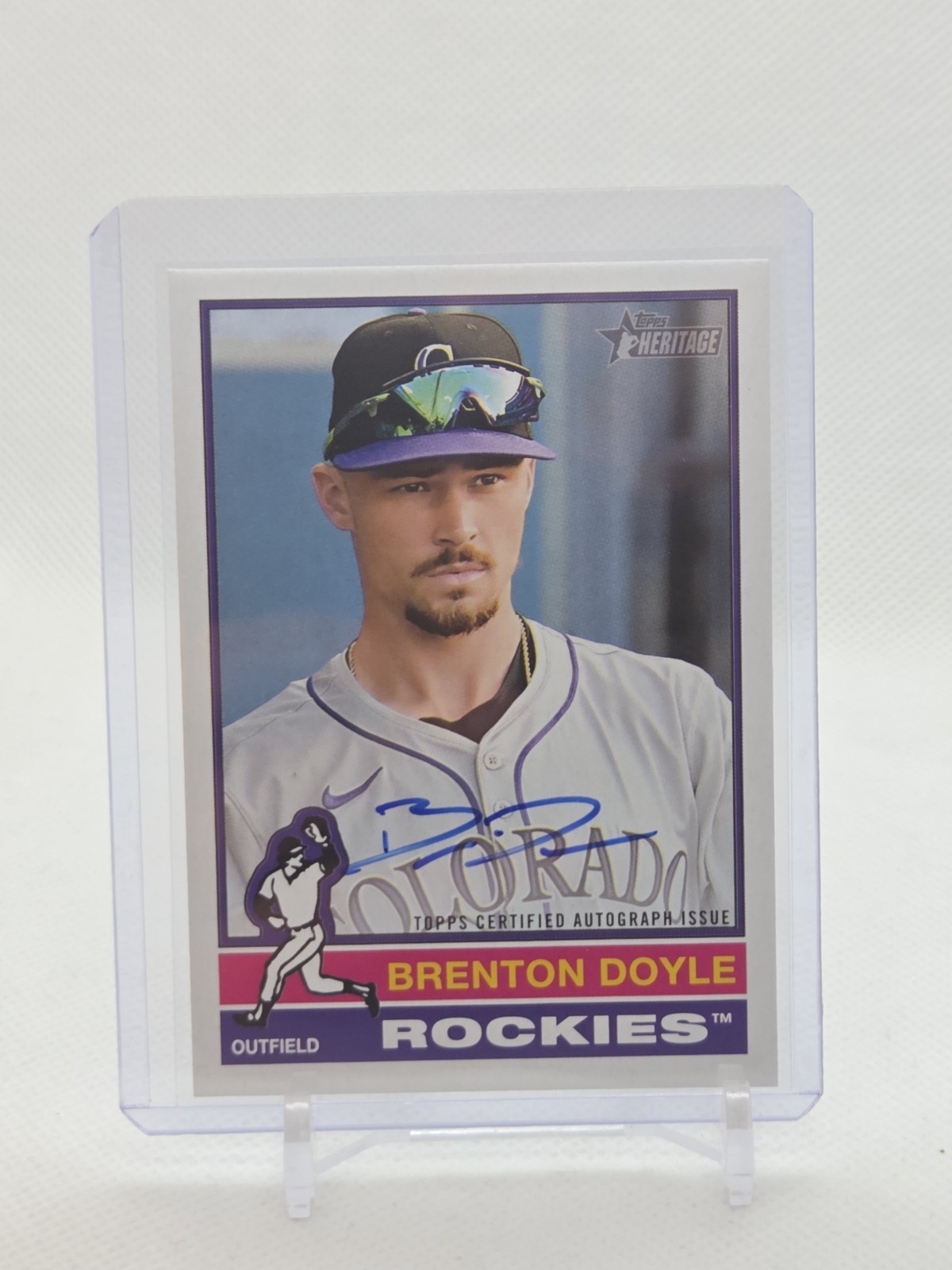 Brenton Doyle 2025 Topps Heritage #ROA-BDO Real One Autographs Price ...