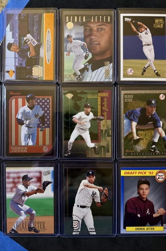22 Card Derek Jeter Card Lot Majority Prospect/Rookie NM/MT+ Clean ...