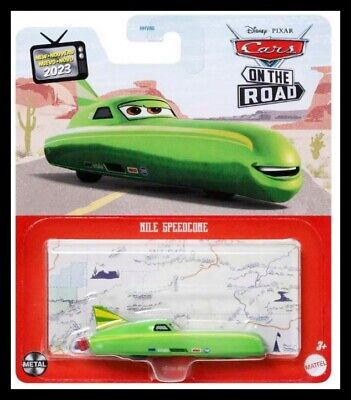 Disney Pixar Cars Green Nile Speedcone Car On The Road Series | eBay