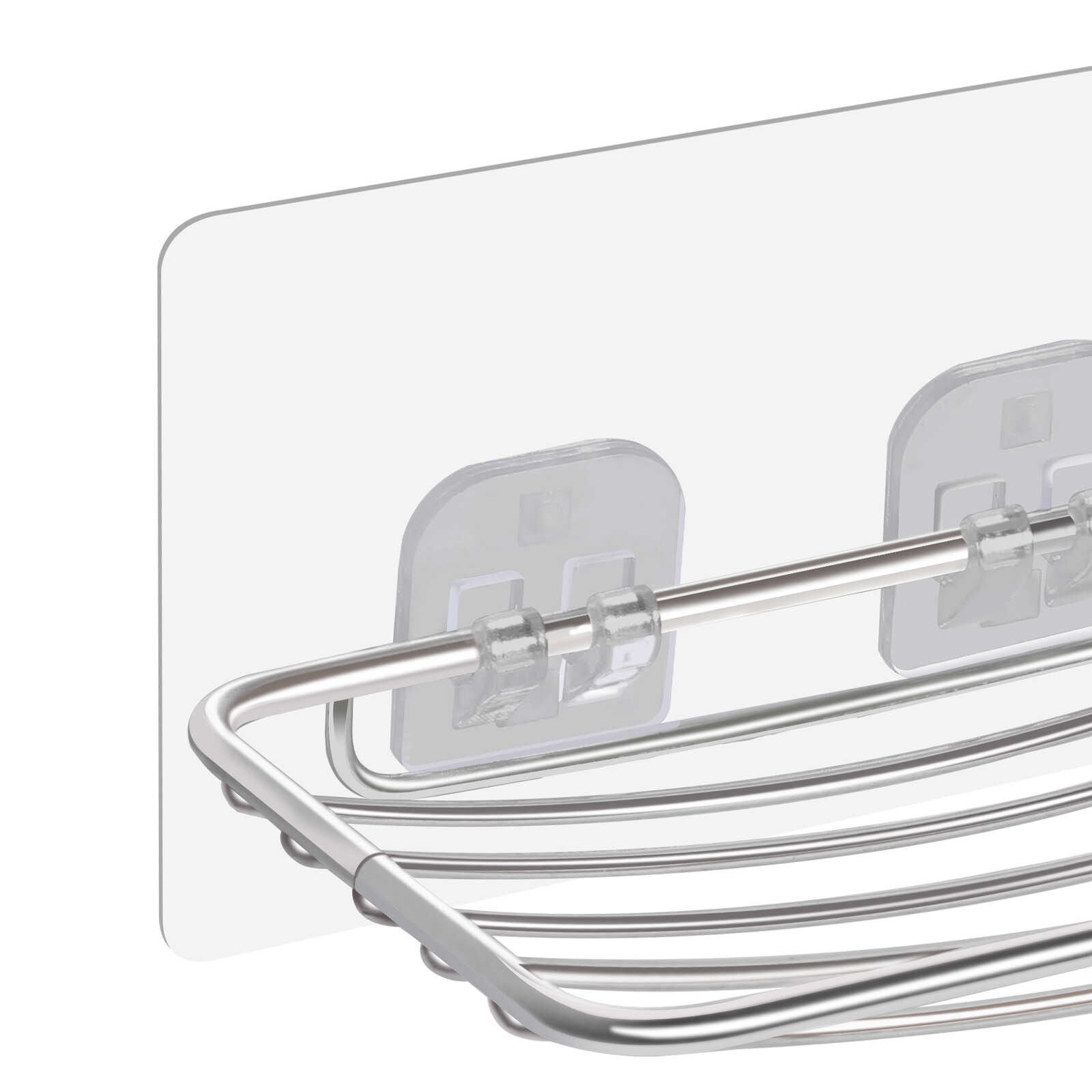 Soap Dish Stainless Steel Holder Wall Mounted Shower Bathroom Storage ...