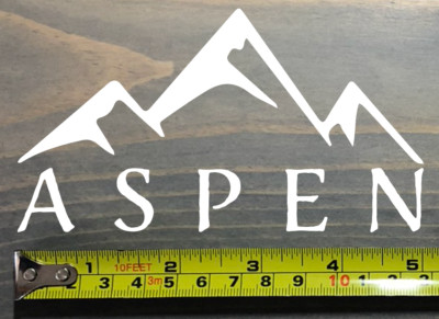 Aspen Sticker Decal Colorado 5" Snowmass Highlands Ski Mountain ...