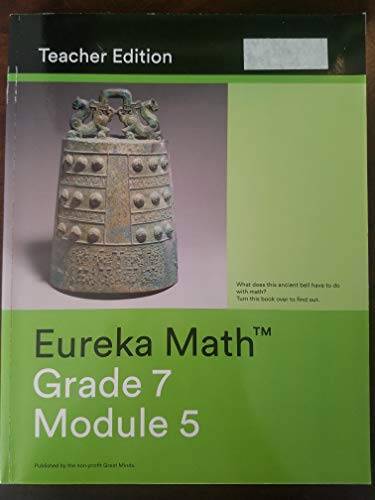 Eureka Math Grade 7 Module 5 Teacher Edition - Paperback By Great Minds ...